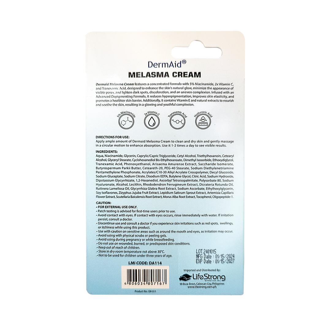 DermAid Melasma Cream Serum 10g | Dermaid